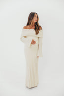 Evella Maxi Dress in Cream - Bump Friendly & Inclusive Sizing – Worth ...