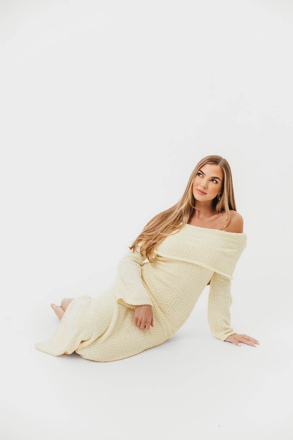 Nora Knit Maxi Dress in Butter Yellow - Bump Friendly – Worth Collective